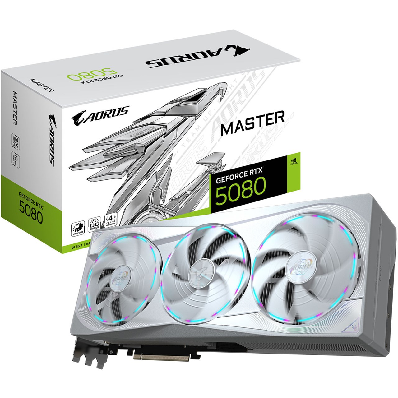 GIGABYTE GeForce RTX 5080 AORUS MASTER ICE 16G - Ultimativ Gaming ...