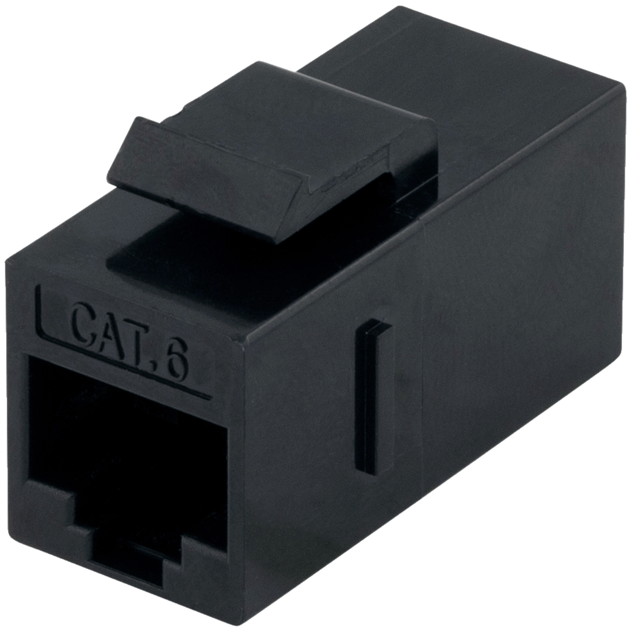 Samlemuffe Cat6 RJ45 hun-hun, sort - PROconsult
